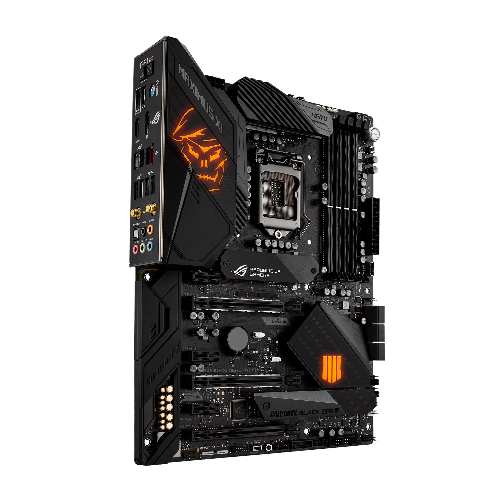 Asus ROG Maximus XI Hero Wi-Fi - Black Ops 4 Edition - Motherboard ...